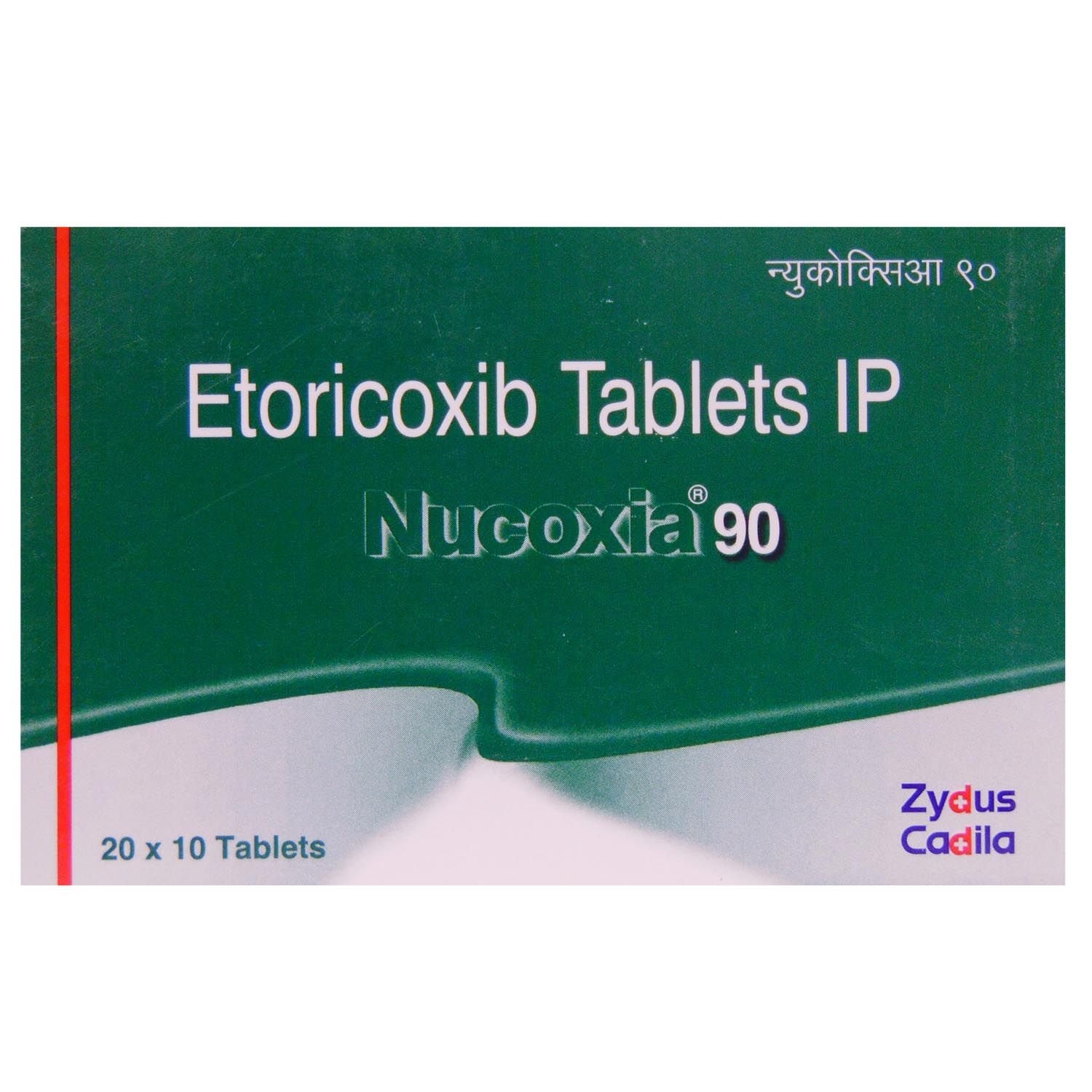 Buy Nucoxia 90 Tablet 10's Online
