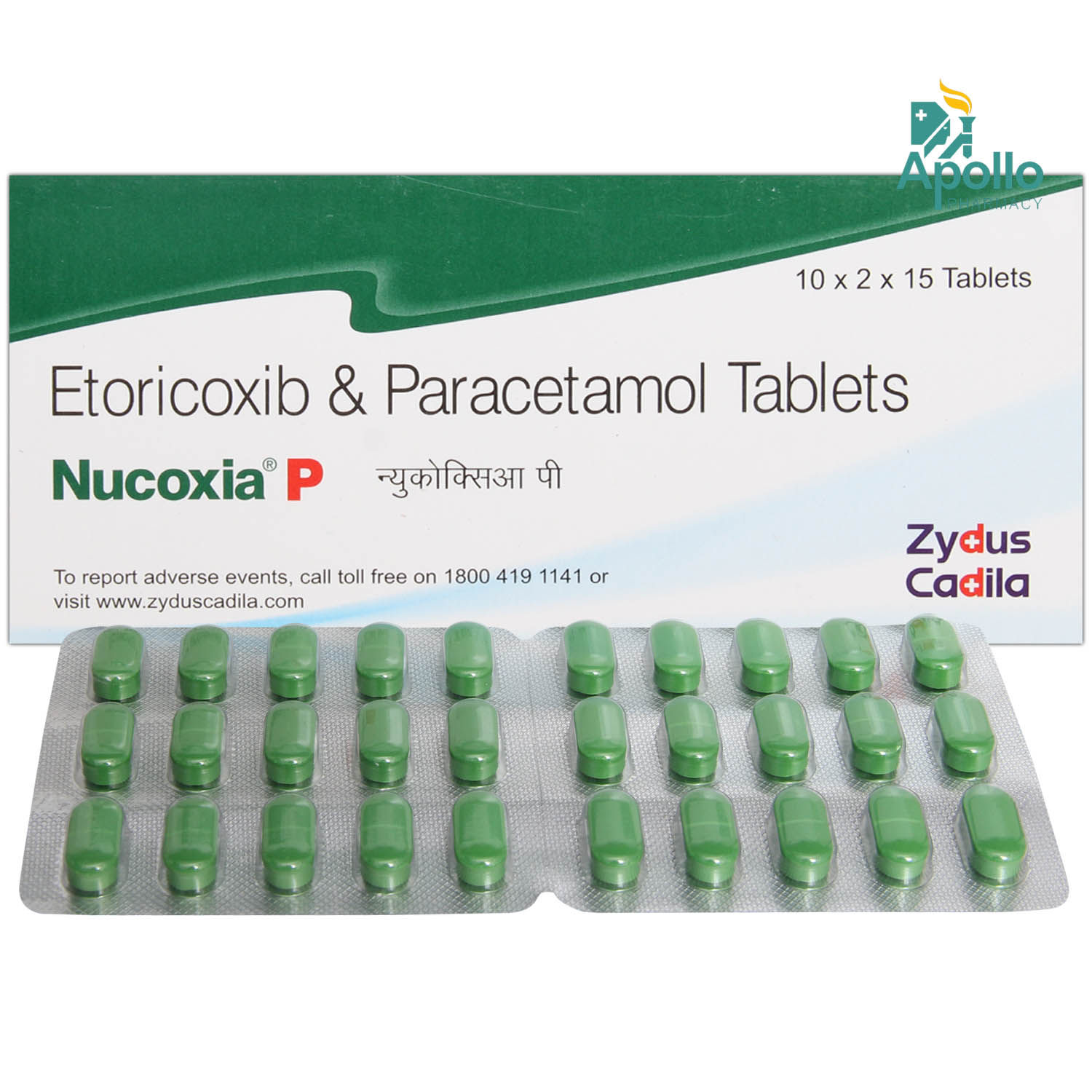 Nucoxia P Tablet 15's Price, Uses, Side Effects, Composition - Apollo ...
