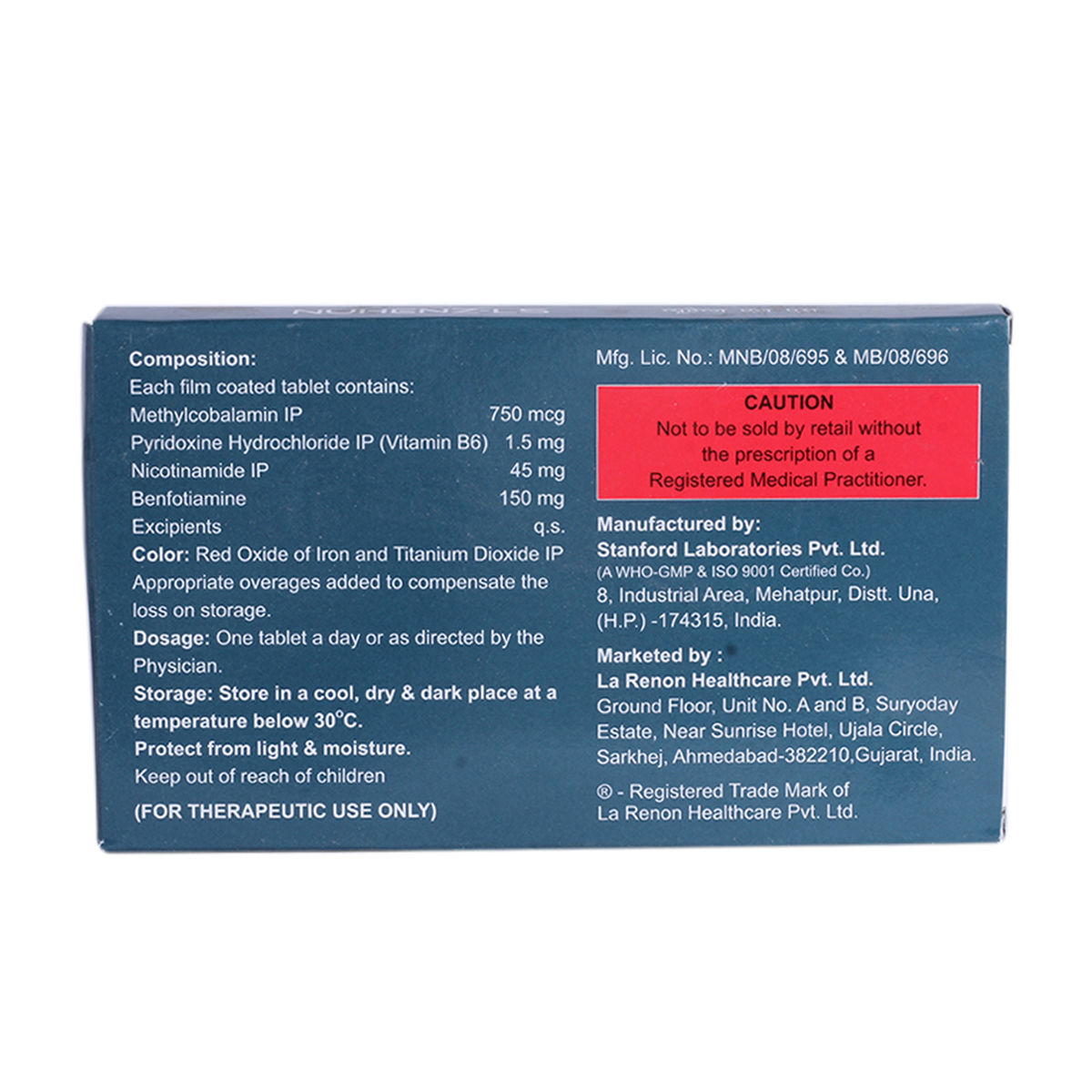 Nuhenz-LS Tablet 10's Price, Uses, Side Effects, Composition - Apollo Pharmacy