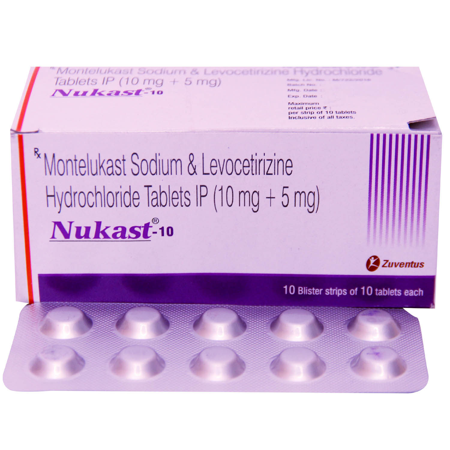 Nukast-10 Tablet | Uses, Side Effects, Price | Apollo Pharmacy