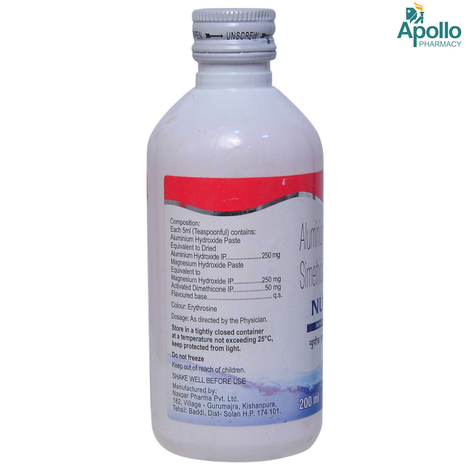 Nuloc-Mps Sugar Free Mint Suspension 200 ml Price, Uses, Side Effects ...