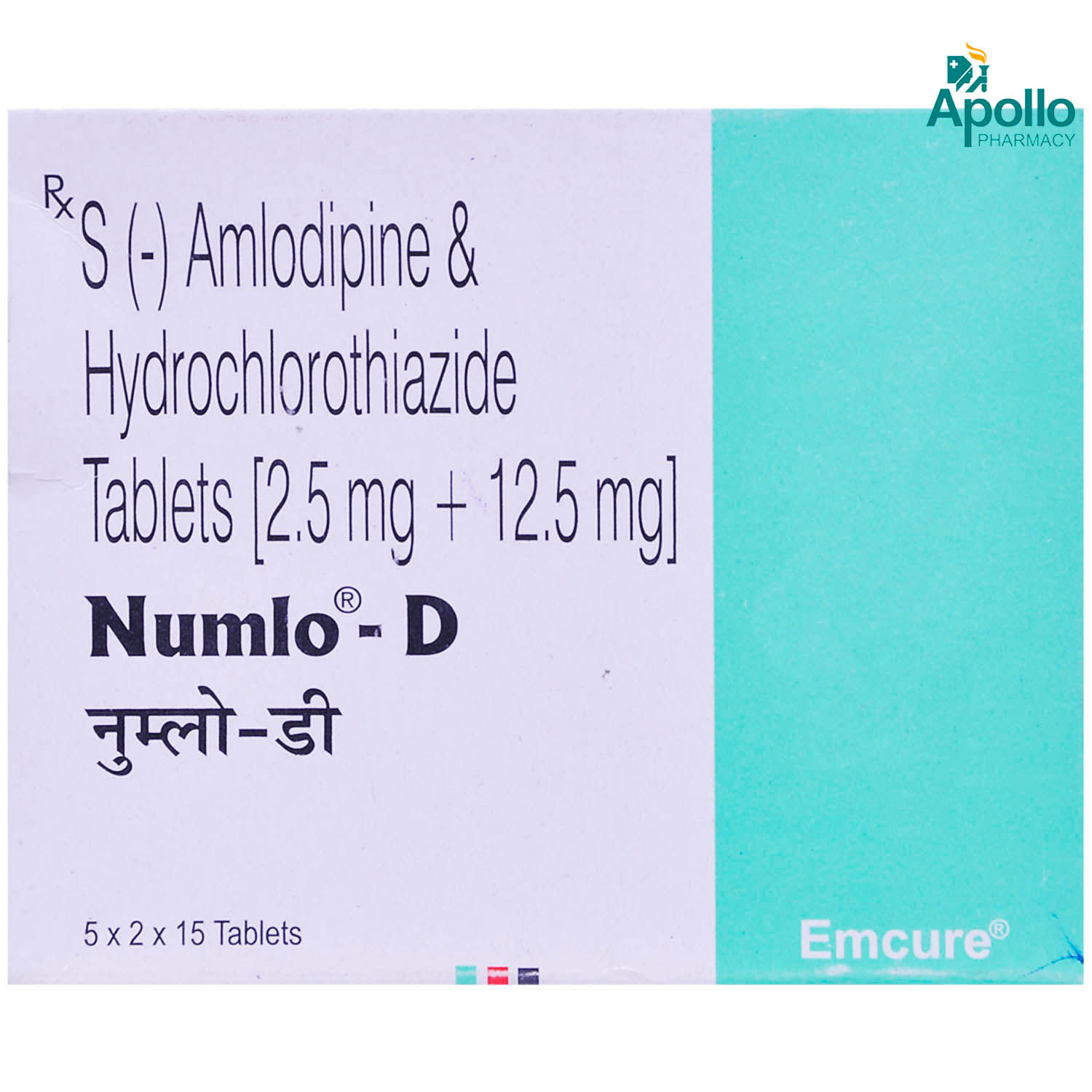 Numlo D 2.5 Tablet | Uses, Side Effects, Price | Apollo Pharmacy
