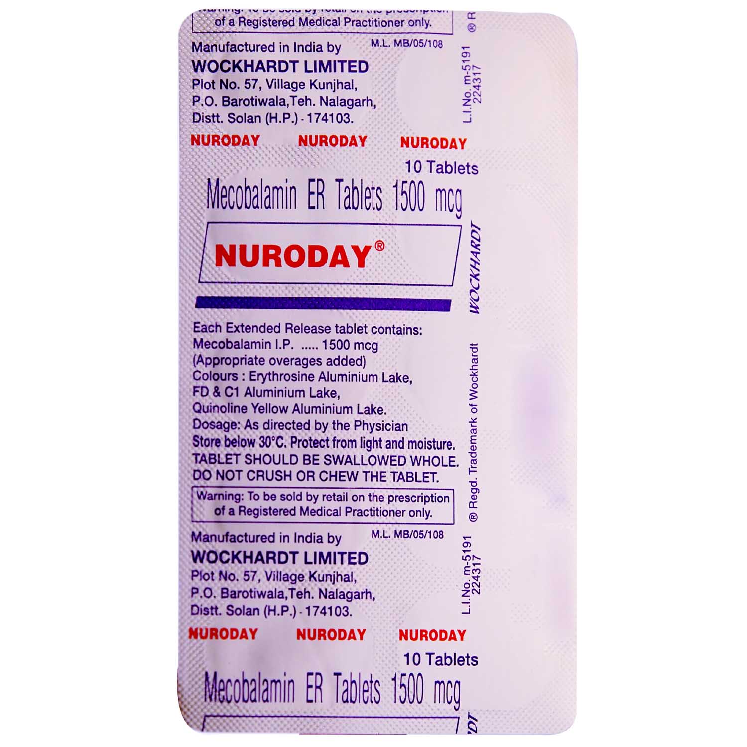 Nuroday Tablet | Uses, Side Effects, Price | Apollo Pharmacy