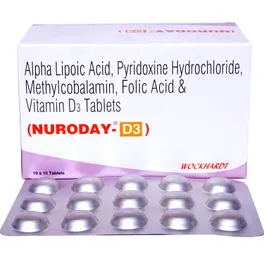 Buy Nuroday-D3 Tablet | 19 Minutes Delivery | Apollo Pharmacy