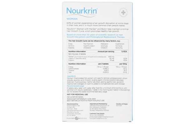Nourkrin Woman Tablet | Uses, Side Effects, Price | Apollo Pharmacy