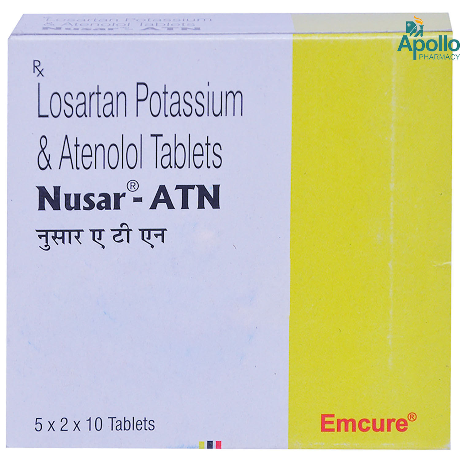 Nusar ATN Tablet 10's Price, Uses, Side Effects, Composition - Apollo ...