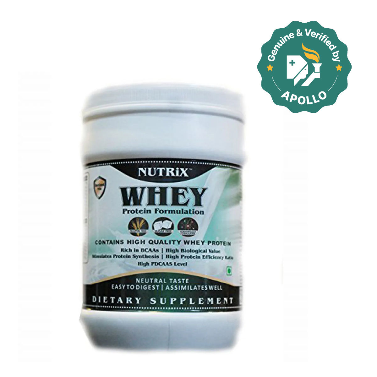 Buy Nutrix Whey Protein Powder, 1 kg | 19 Minutes Delivery | Apollo ...