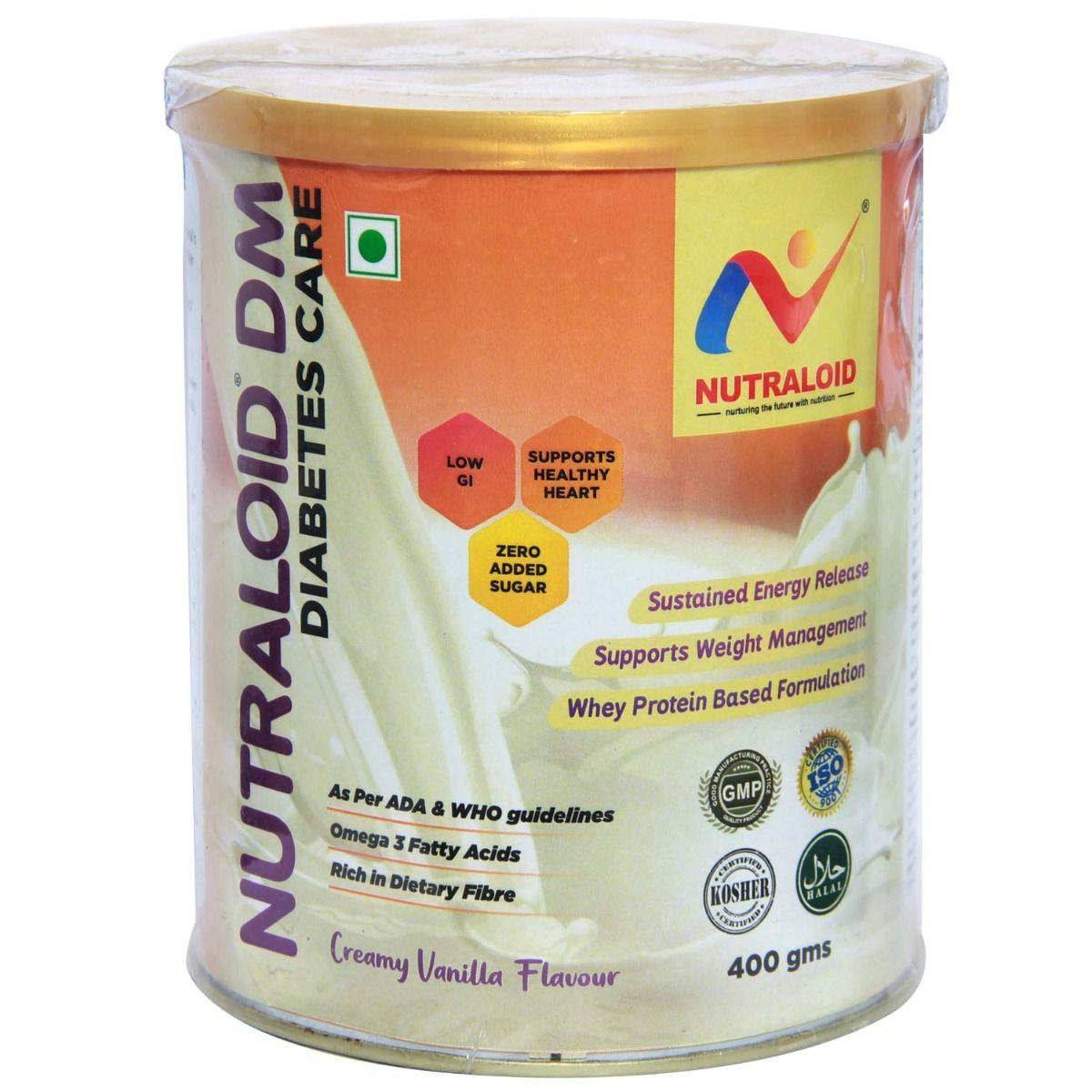 Nutraloid Dm Creamy Vanilla Flav Powder | Uses, Side Effects, Price ...