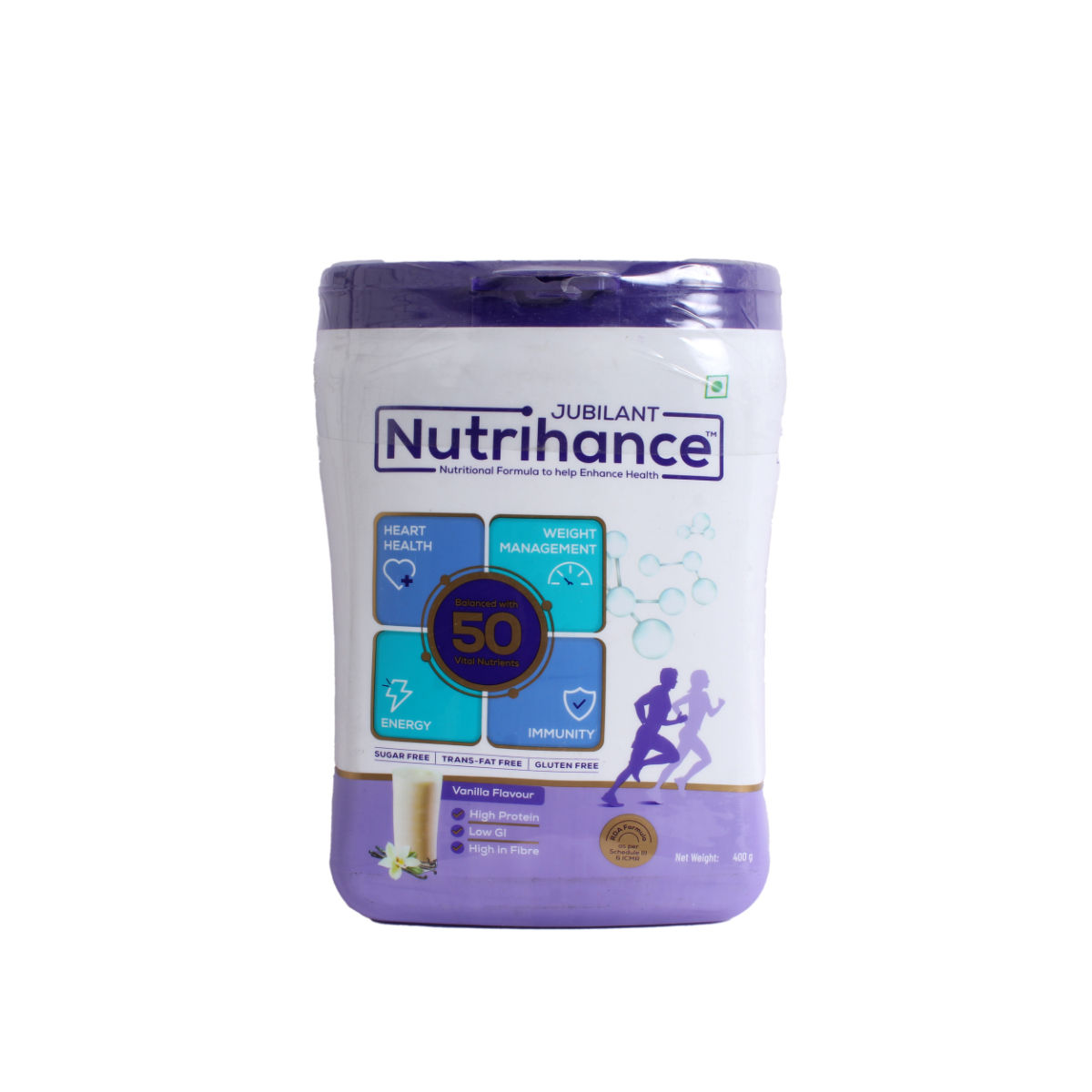 Buy Nutrihance Sugar Free Vanilla Flavour Powder, 400 gm | 19 Minutes ...