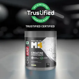 Buy MuscleBlaze Creatine Monohydrate CreAMP Unflavoured Powder, 250 gm ...