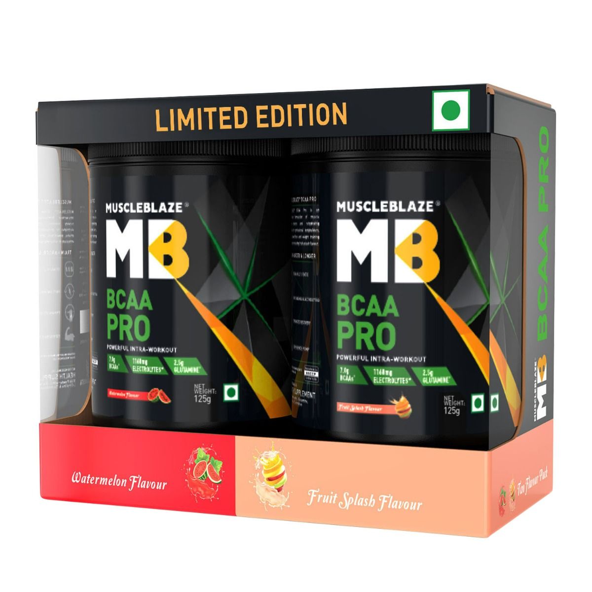 Muscleblaze Bcaa Pro Powerful Intra Workout Watermelon And Fruit Splash