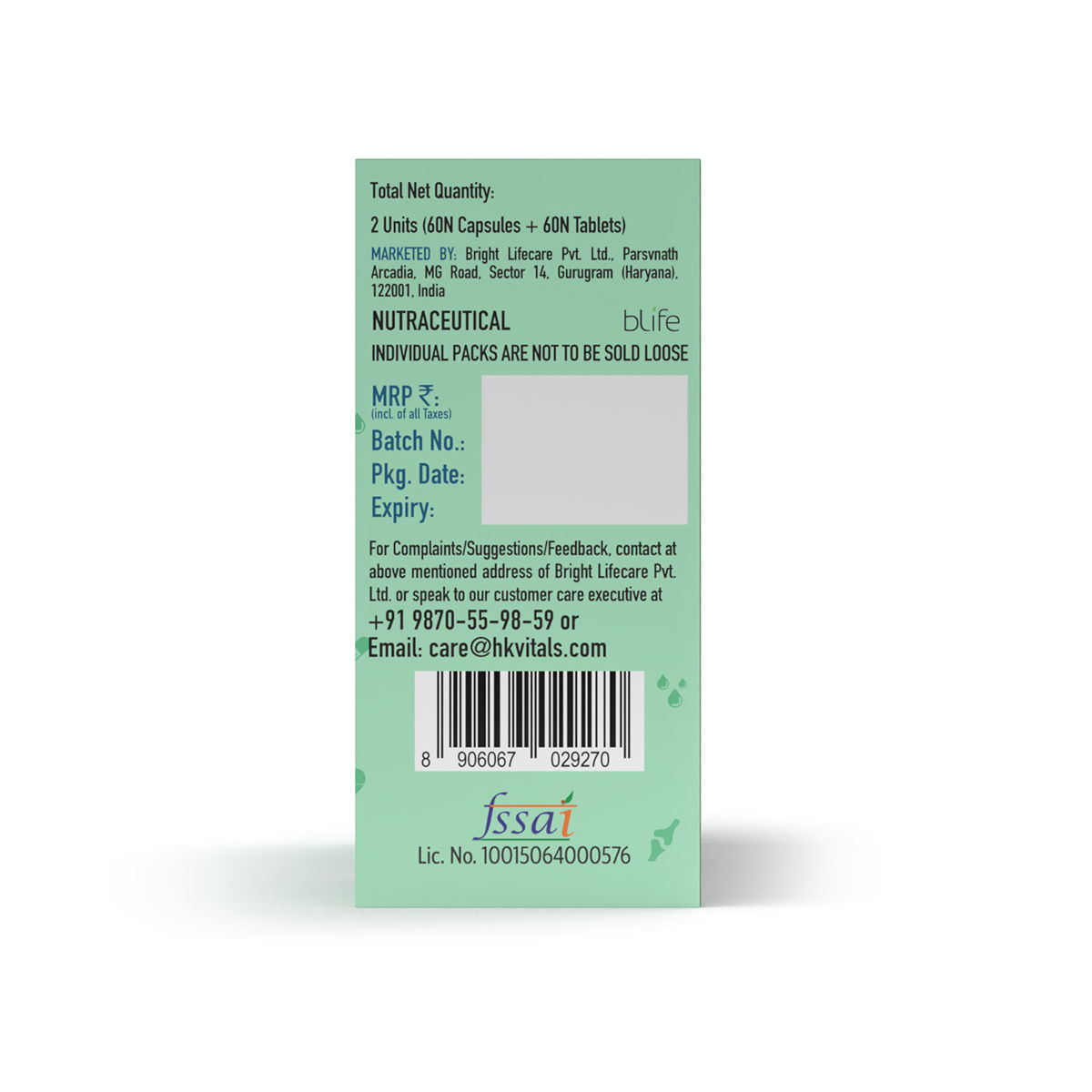 Buy HealthKart HK Vitals Multivitamin and Fish Oil 1000mg Combo, (60 ...