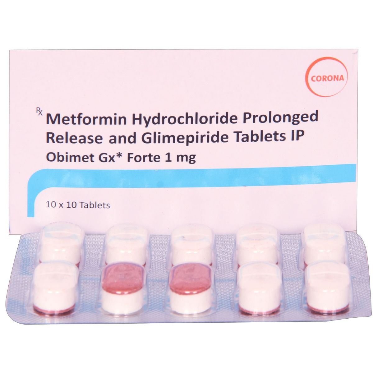 Obimet GX Forte 1 mg Tablet 10's Price, Uses, Side Effects, Composition - Apollo Pharmacy