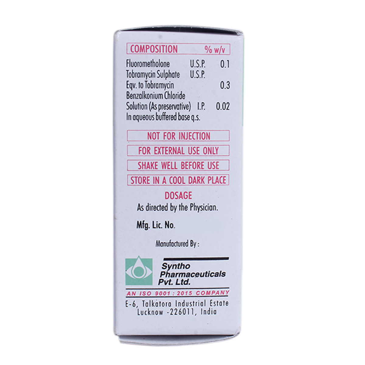 OBRA F EYE DROPS 5ML Price, Uses, Side Effects, Composition - Apollo ...