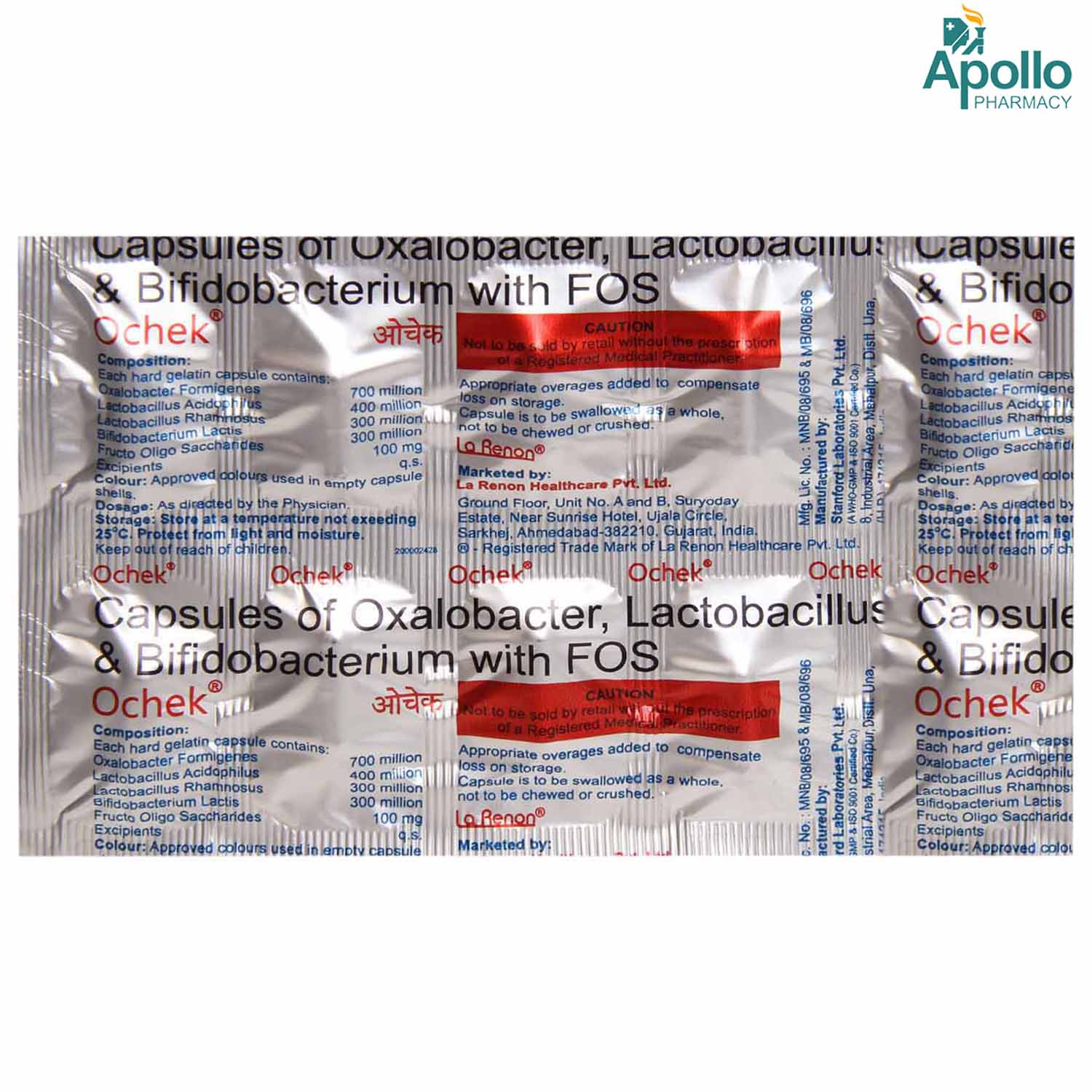 Ochek Capsule 10's Price, Uses, Side Effects, Composition - Apollo Pharmacy