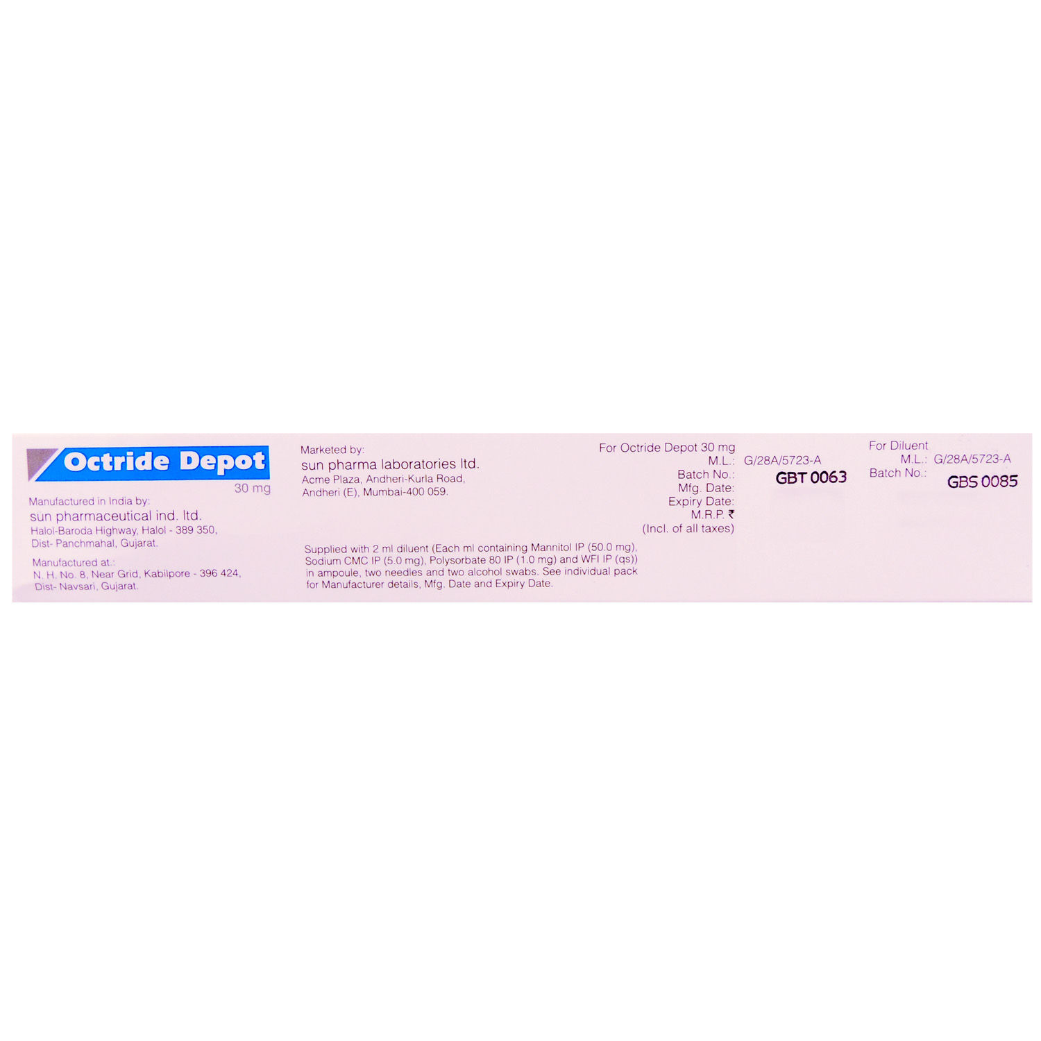 Octride Depot 30 mg Injection | Uses, Side Effects, Price | Apollo Pharmacy