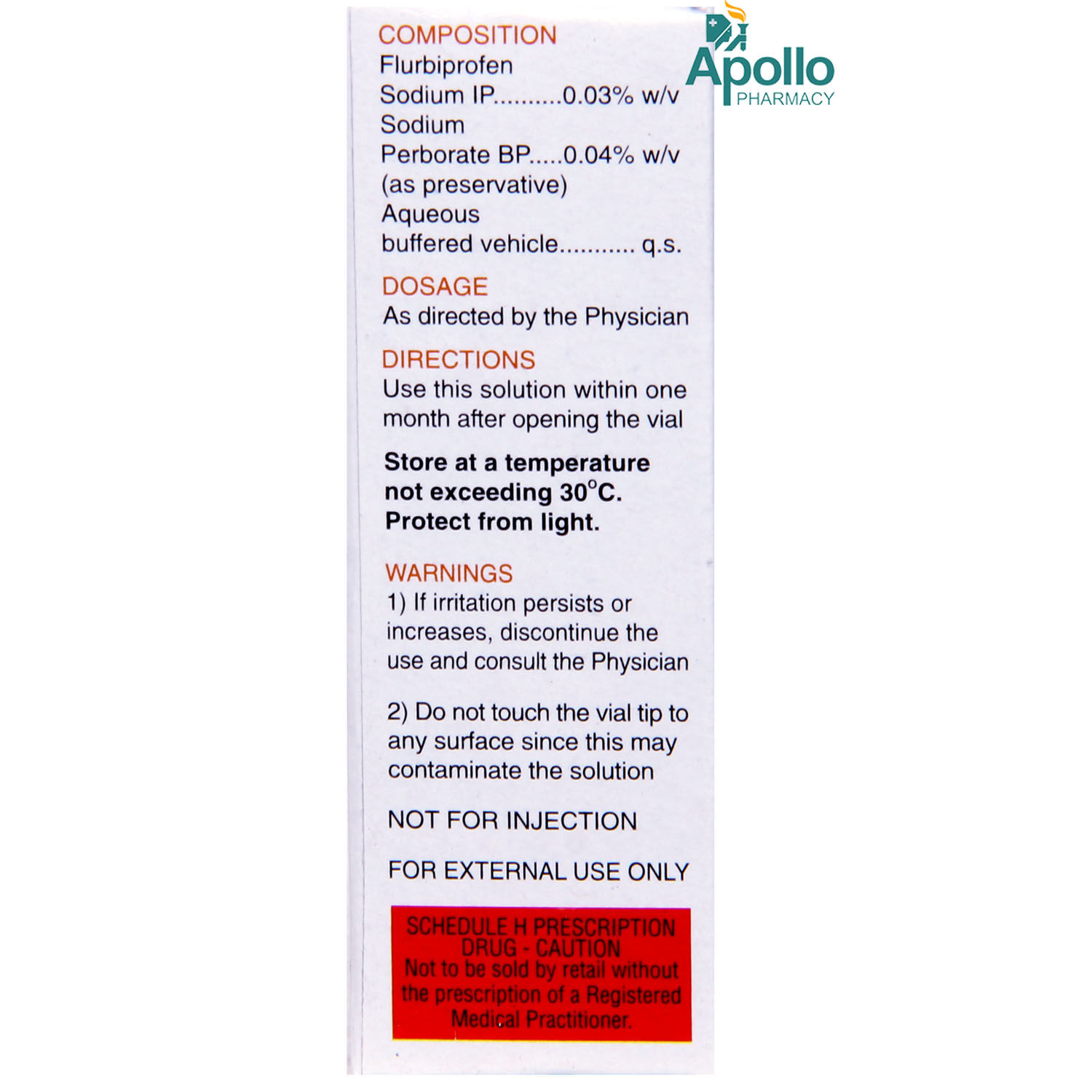 OCUFLUR EYE&EAR DROPS 5ML Price, Uses, Side Effects, Composition ...