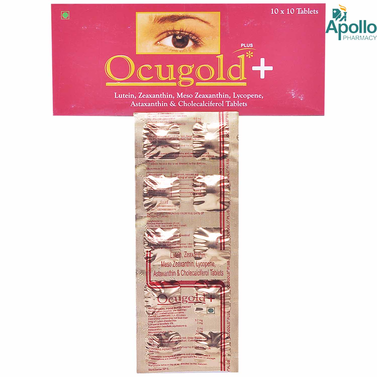 Ocugold Plus Tablet | Uses, Side Effects, Price | Apollo Pharmacy