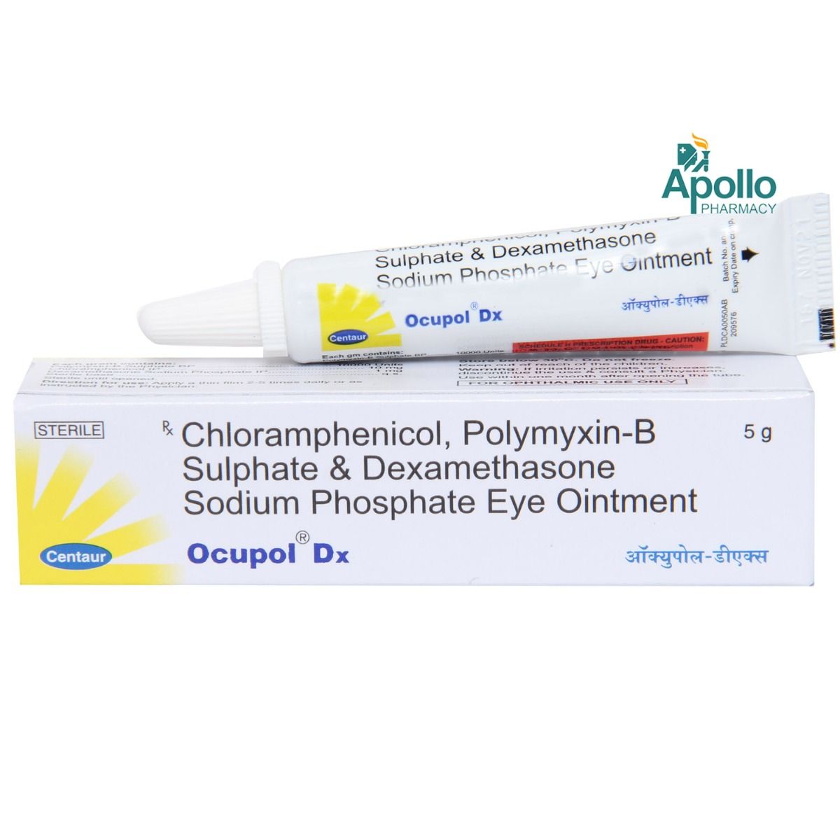 Ocupol DX Eye Ointment 5 gm Price, Uses, Side Effects, Composition ...