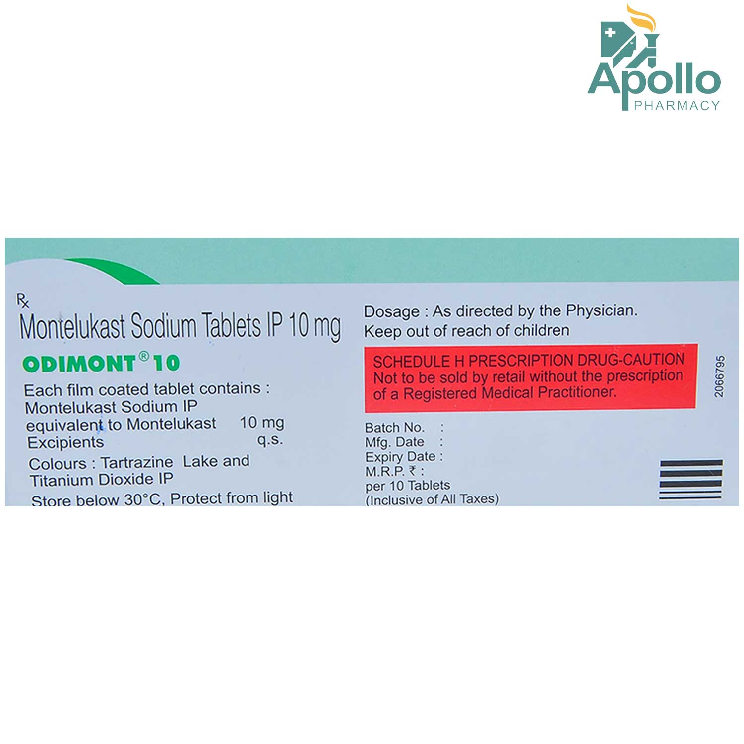 Odimont 10 Tablet | Uses, Side Effects, Price | Apollo Pharmacy