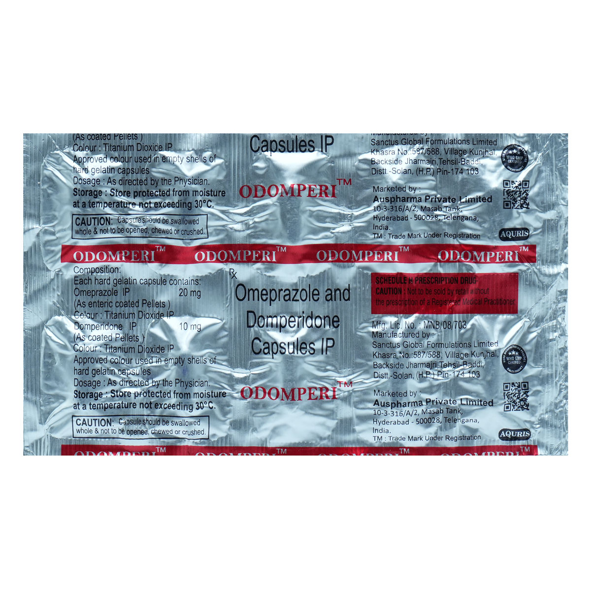 Odomperi Capsule 10's Price, Uses, Side Effects, Composition - Apollo ...