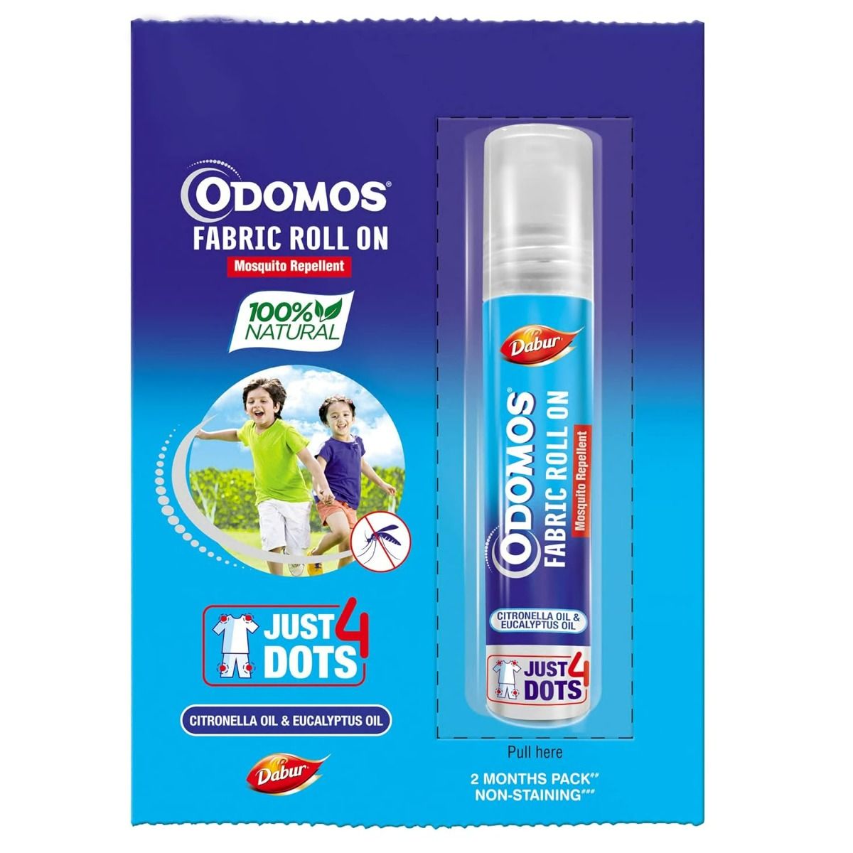 Buy Odomos Fabric Roll On, 8 ml | 19 Minutes Delivery | Apollo Pharmacy
