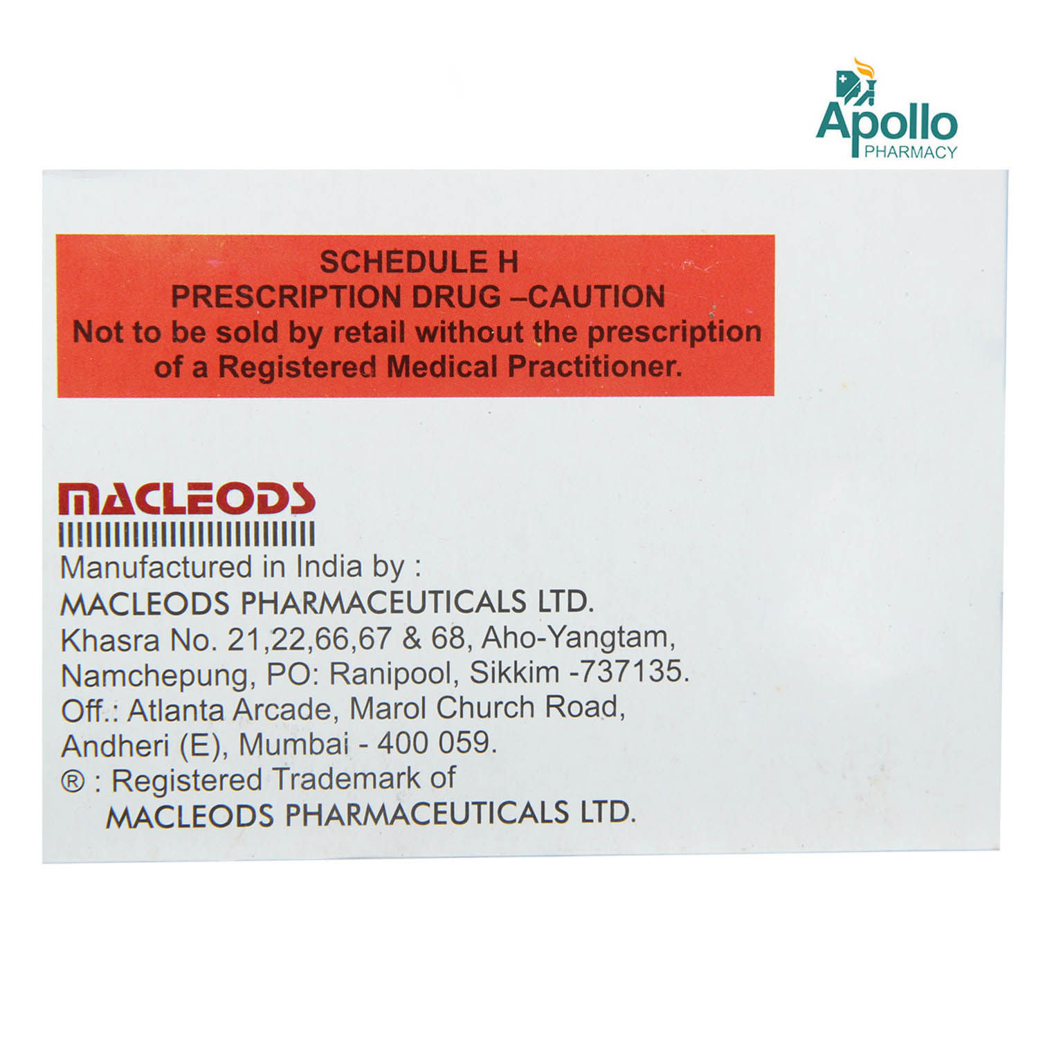 Oflomac 400 Tablet 10's Price, Uses, Side Effects, Composition - Apollo ...