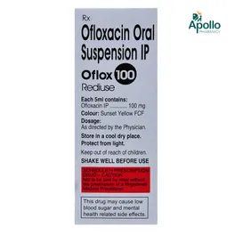 Oflox 100 Rediuse Oral Suspension | Uses, Side Effects, Price | Apollo ...