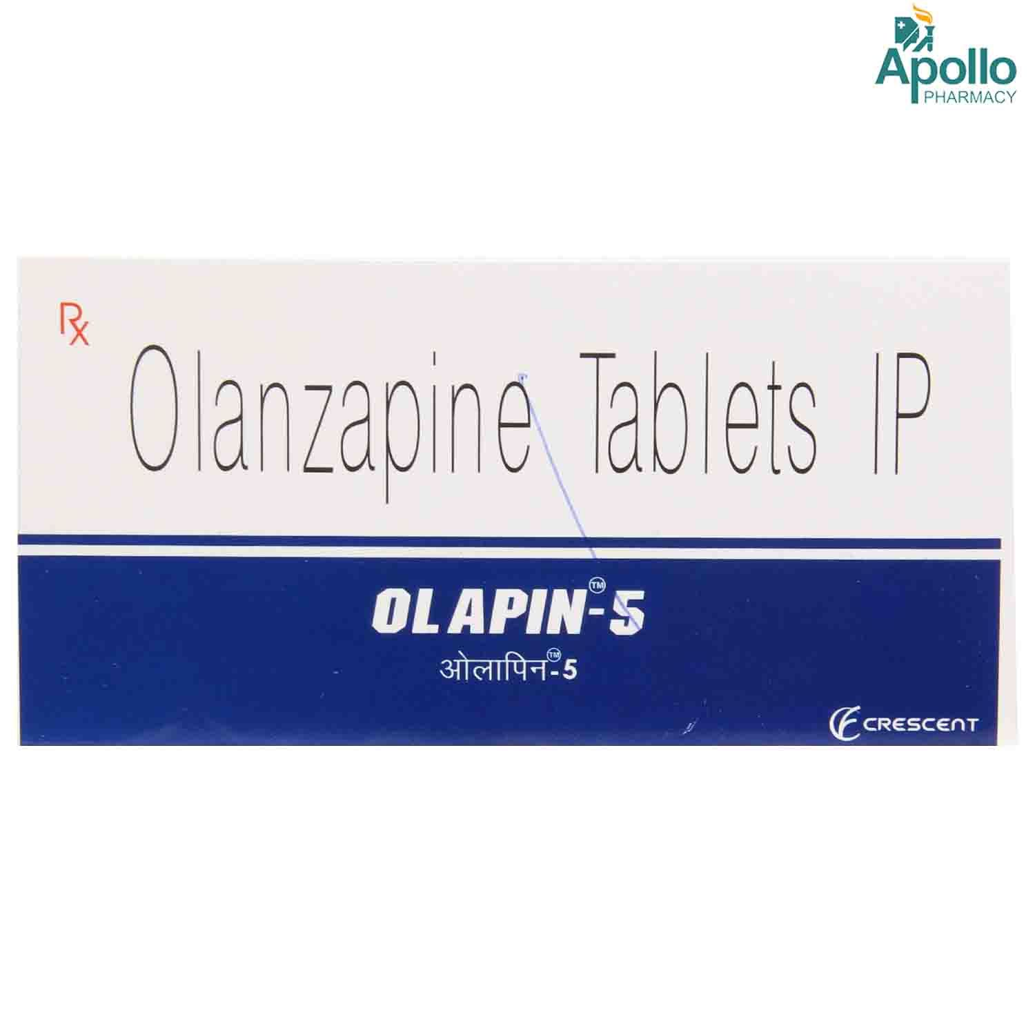 Olapin 5 Tablet | Uses, Side Effects, Price | Apollo Pharmacy