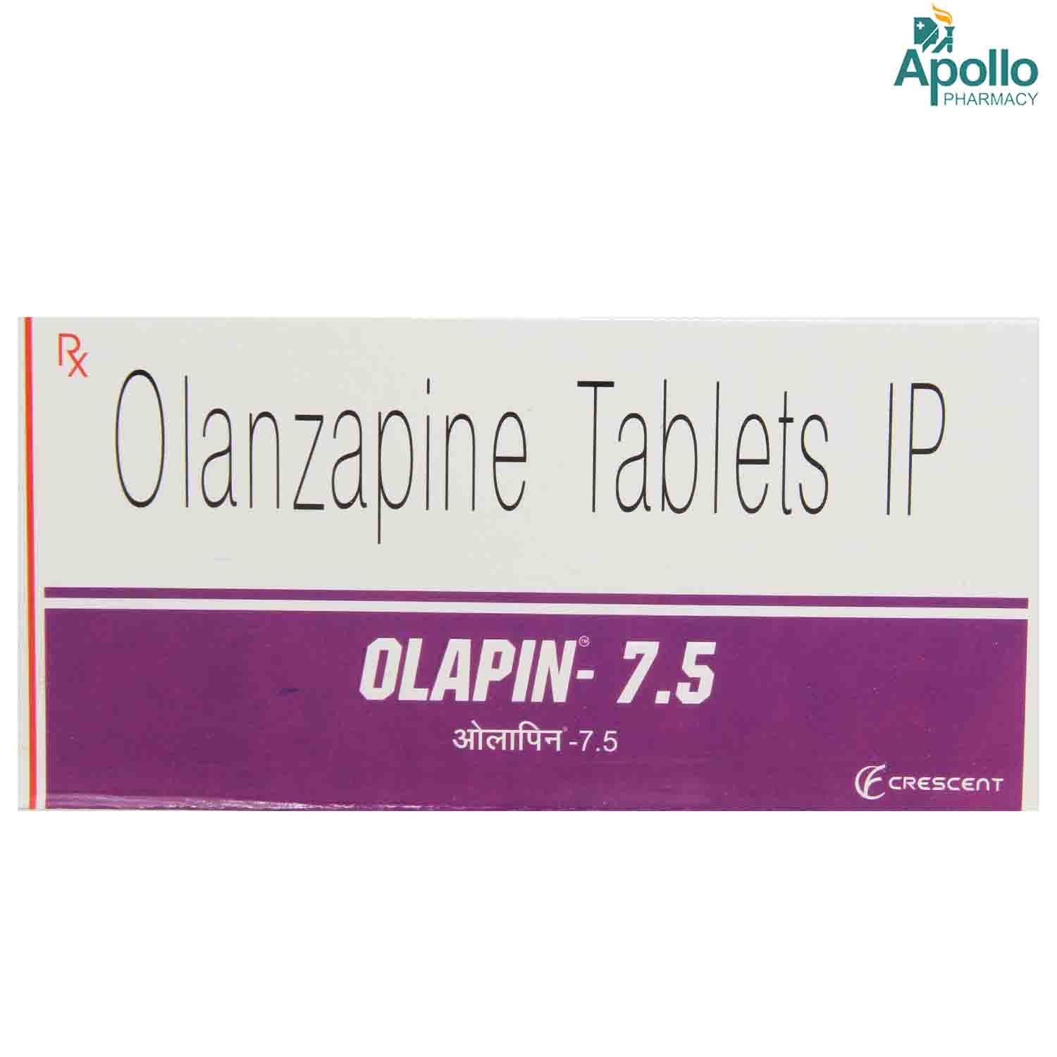 Olapin-7.5 Tablet | Uses, Side Effects, Price | Apollo Pharmacy