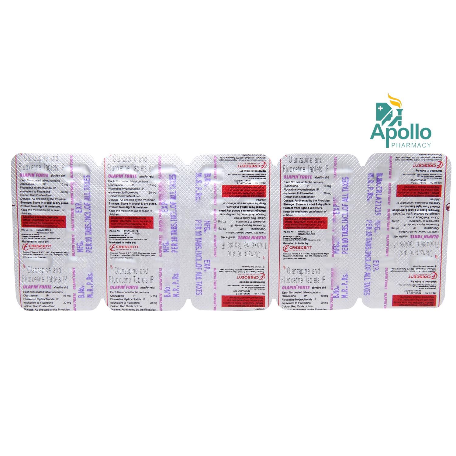 Olapin Forte Tablet 10's Price, Uses, Side Effects, Composition ...