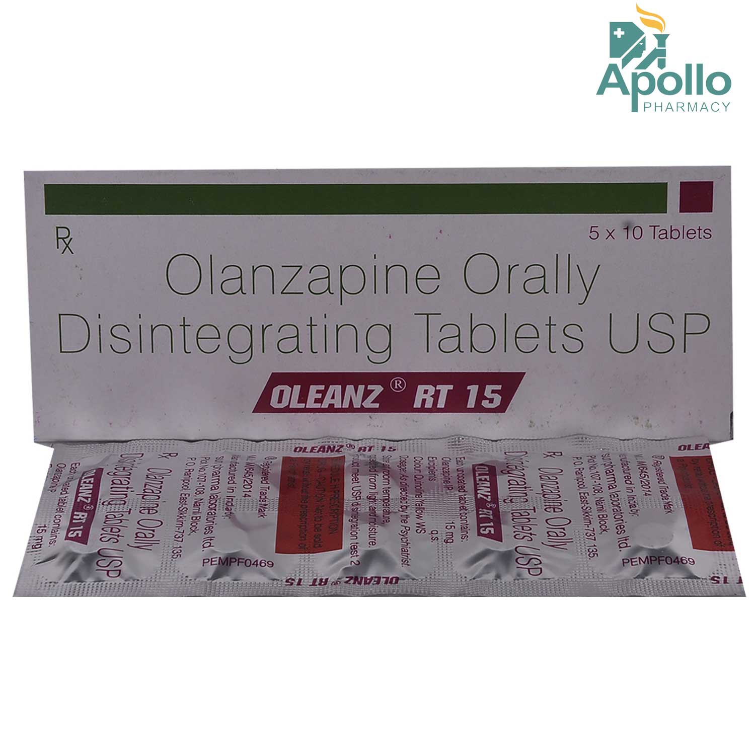 Oleanz RT 15 Tablet 10's Price, Uses, Side Effects, Composition ...