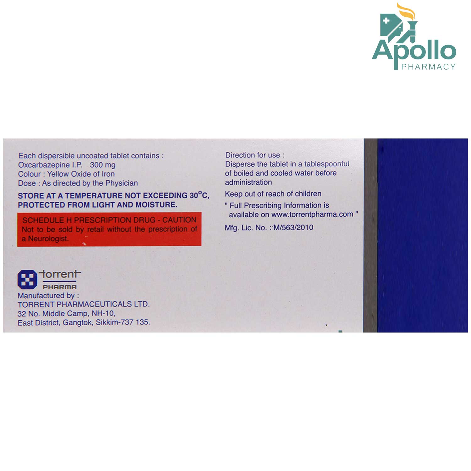 Oleptal DT 300 Tablet | Uses, Side Effects, Price | Apollo Pharmacy
