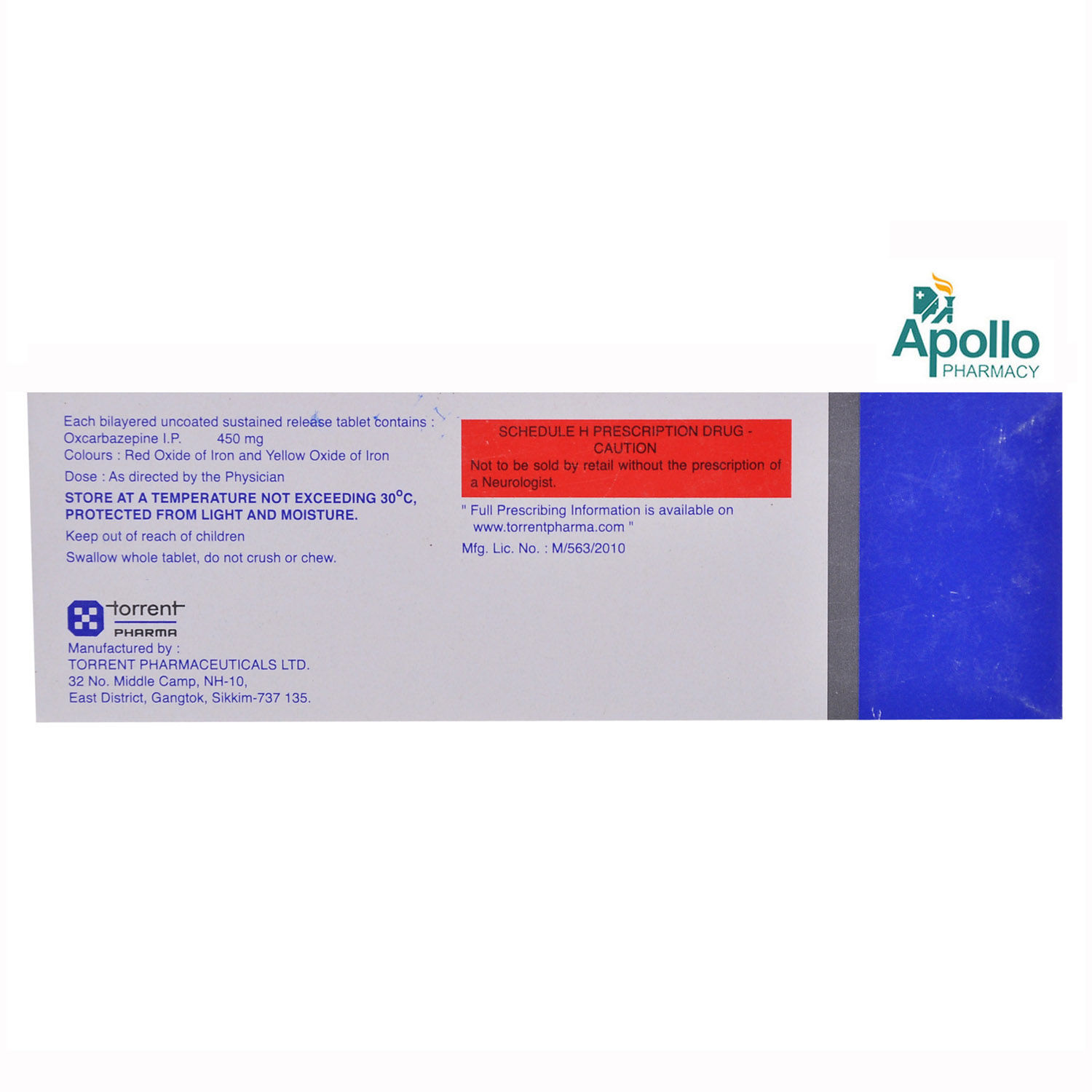 Oleptal OD 450 Tablet 10's Price, Uses, Side Effects, Composition ...