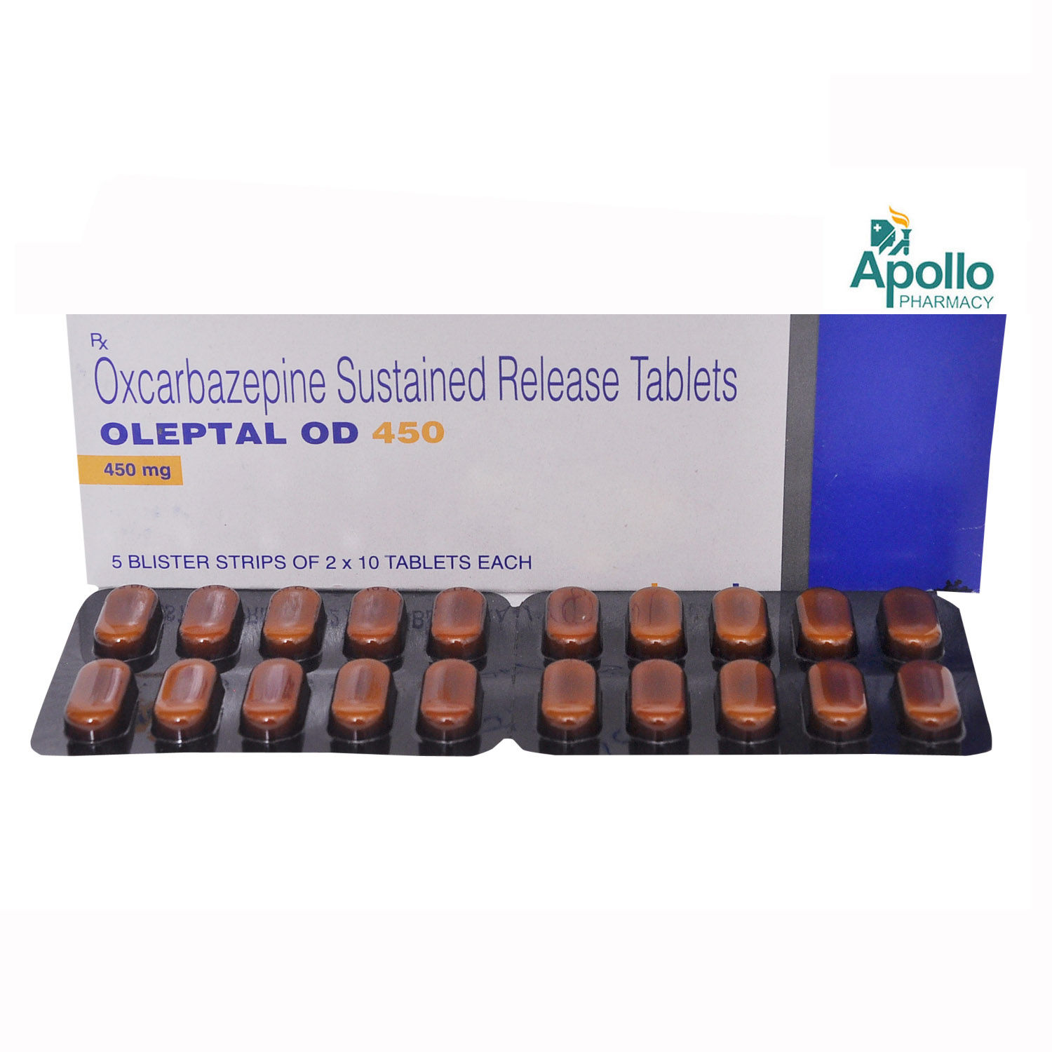 Oleptal OD 450 Tablet 10's Price, Uses, Side Effects, Composition ...