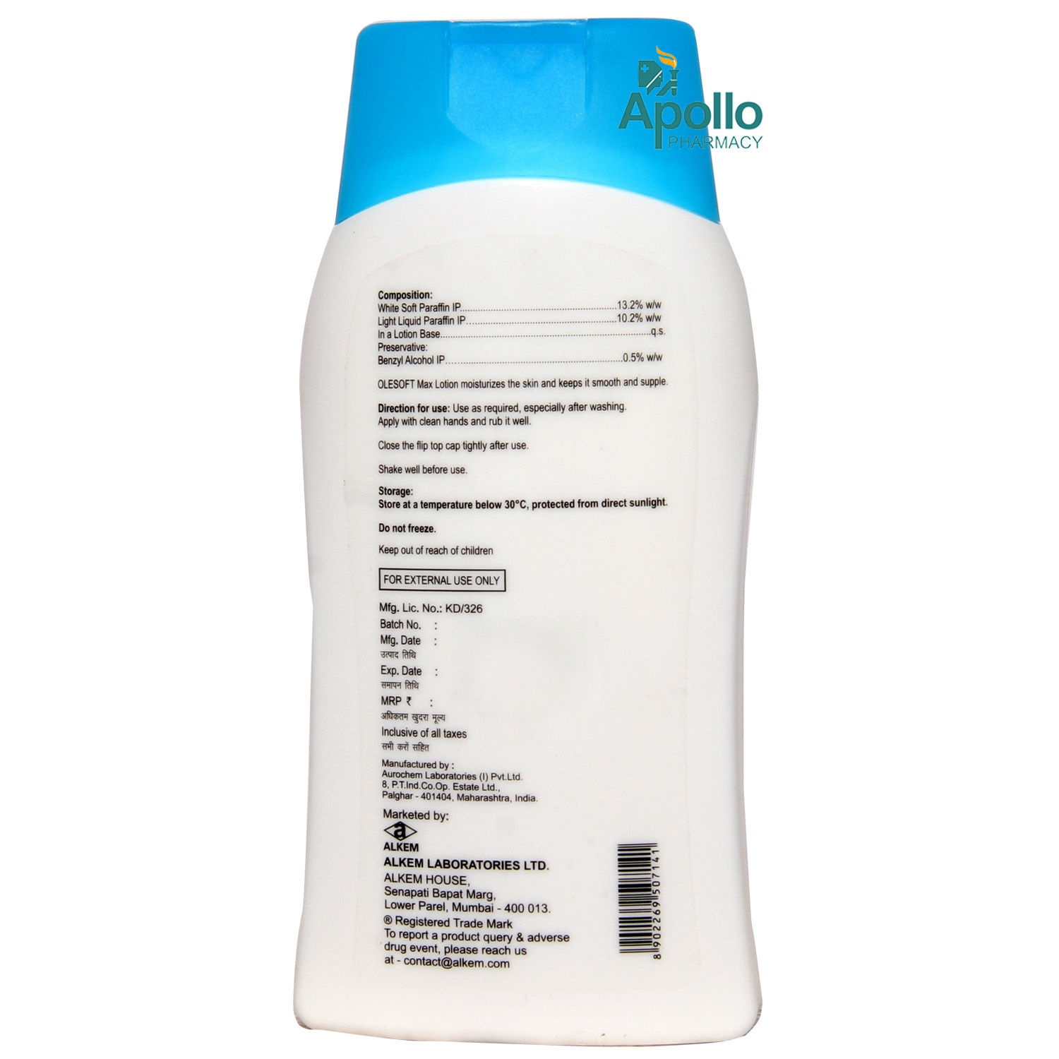 Olesoft Max Lotion 200 ml Price, Uses, Side Effects, Composition ...