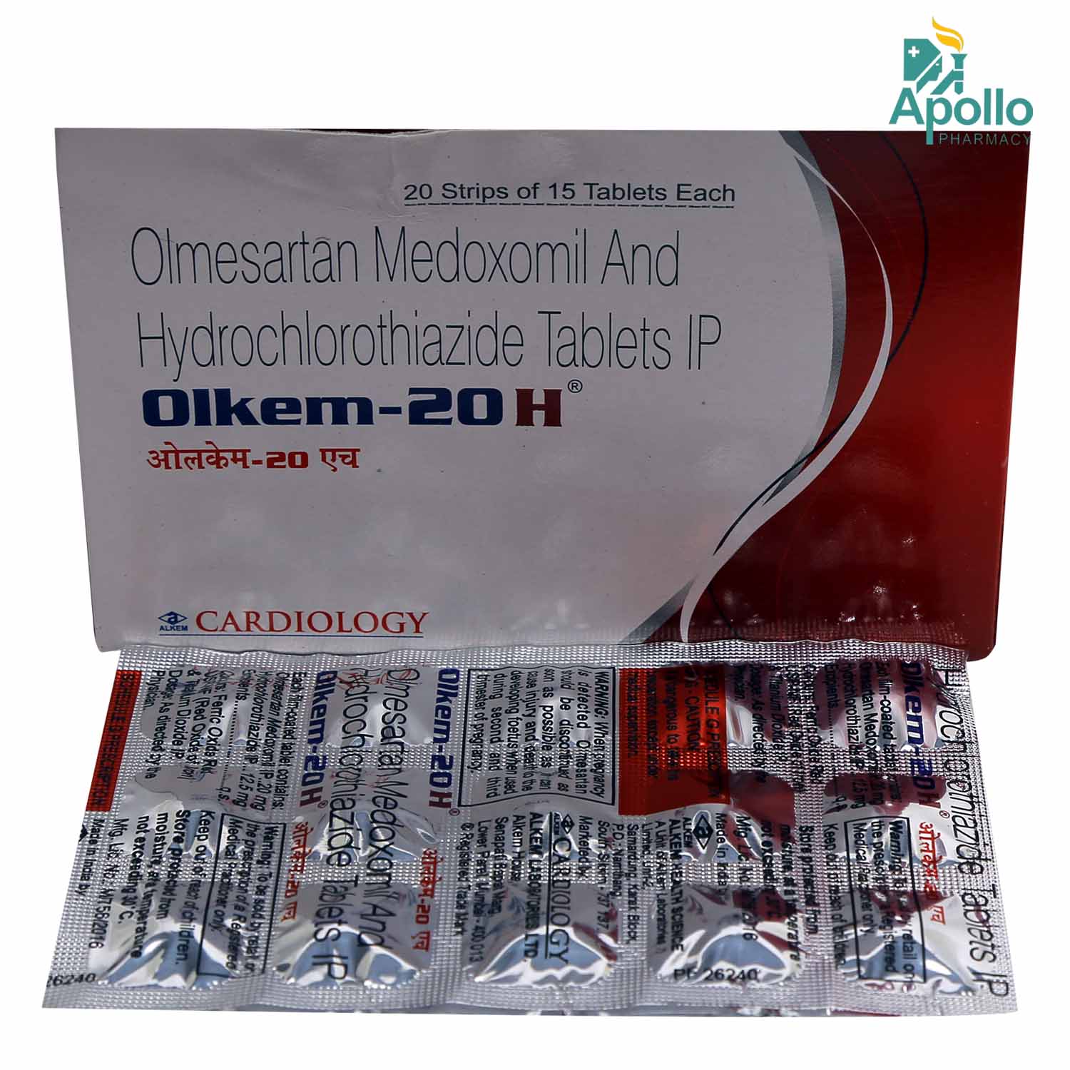 Olkem-20H Tablet 15's Price, Uses, Side Effects, Composition - Apollo ...