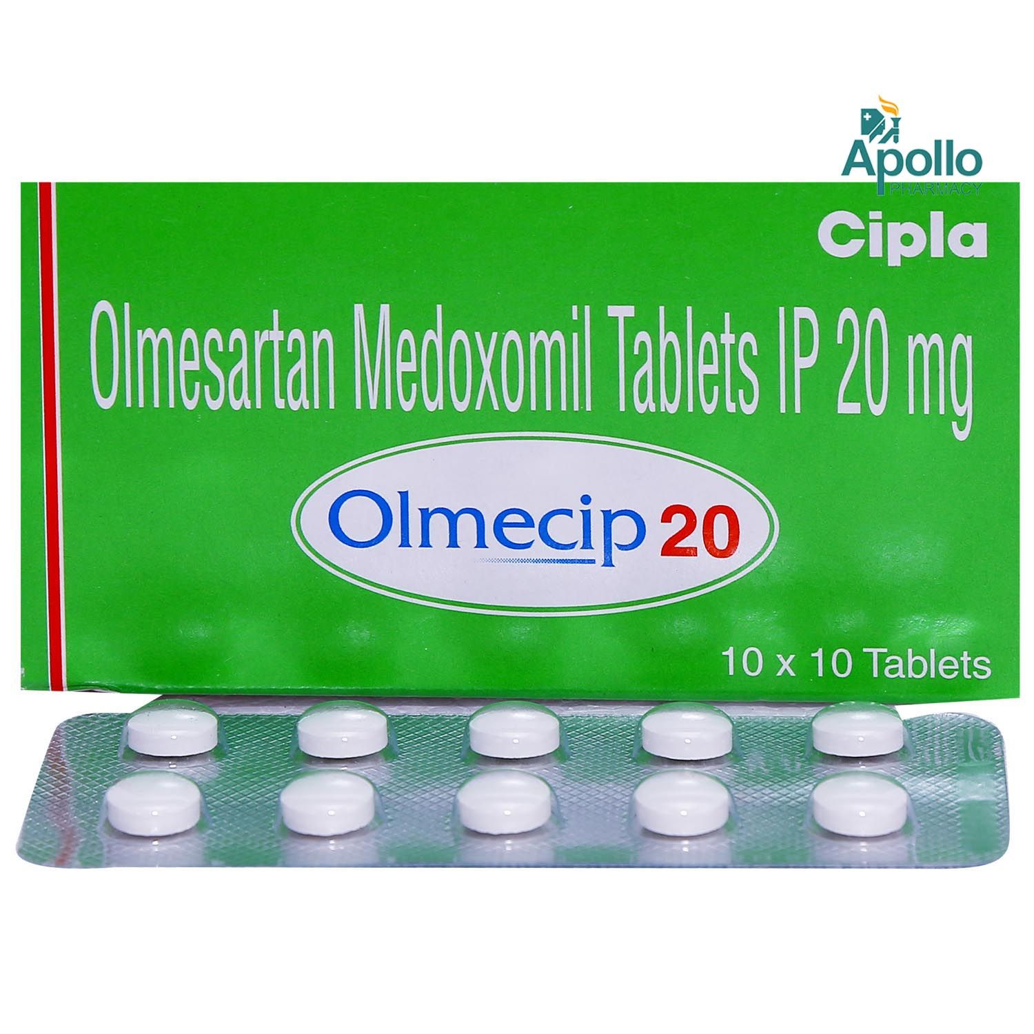 Olmecip 20 Tablet 10's Price, Uses, Side Effects, Composition - Apollo ...