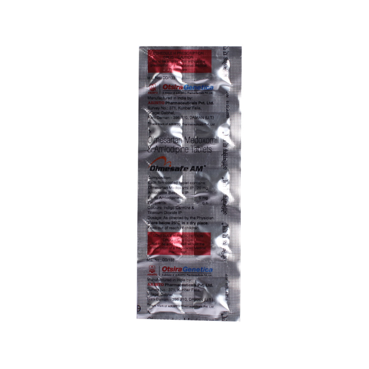 Olmesafe Am Tablet 10's Price, Uses, Side Effects, Composition - Apollo ...