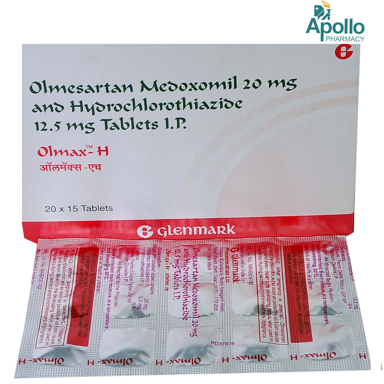 OLMAX H 20MG/12.5MG TABLET Price, Uses, Side Effects, Composition ...
