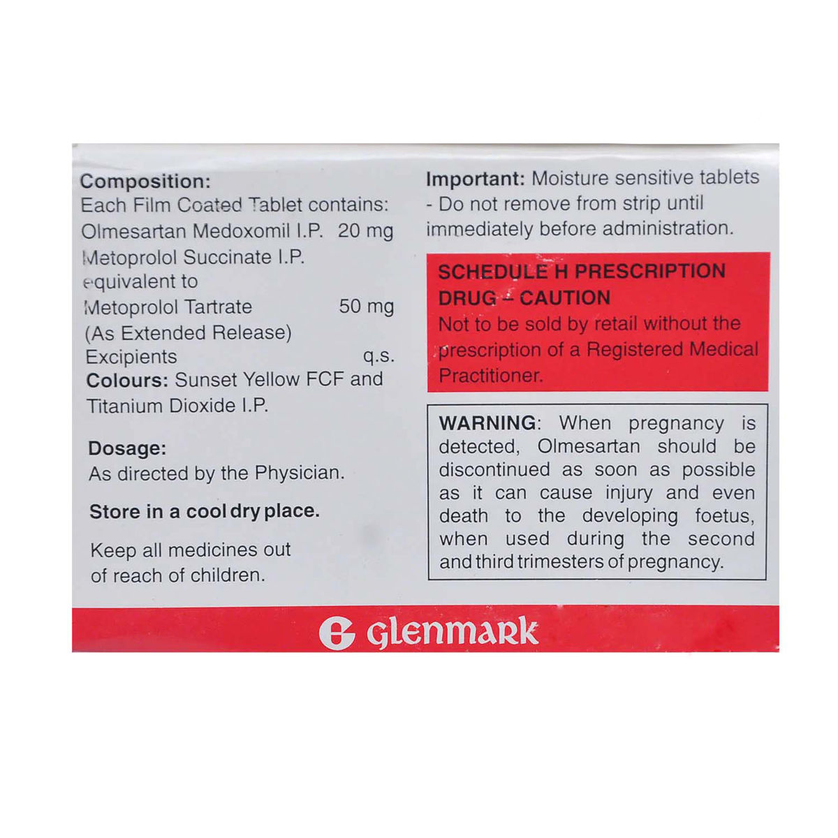 Olmax-M 50 Tablet 15's Price, Uses, Side Effects, Composition - Apollo ...