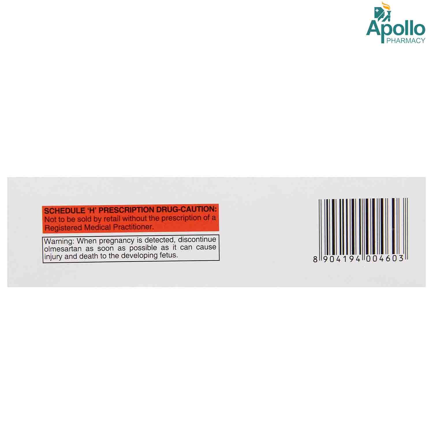 Olmark A 40 Tablet 10's Price, Uses, Side Effects, Composition - Apollo ...