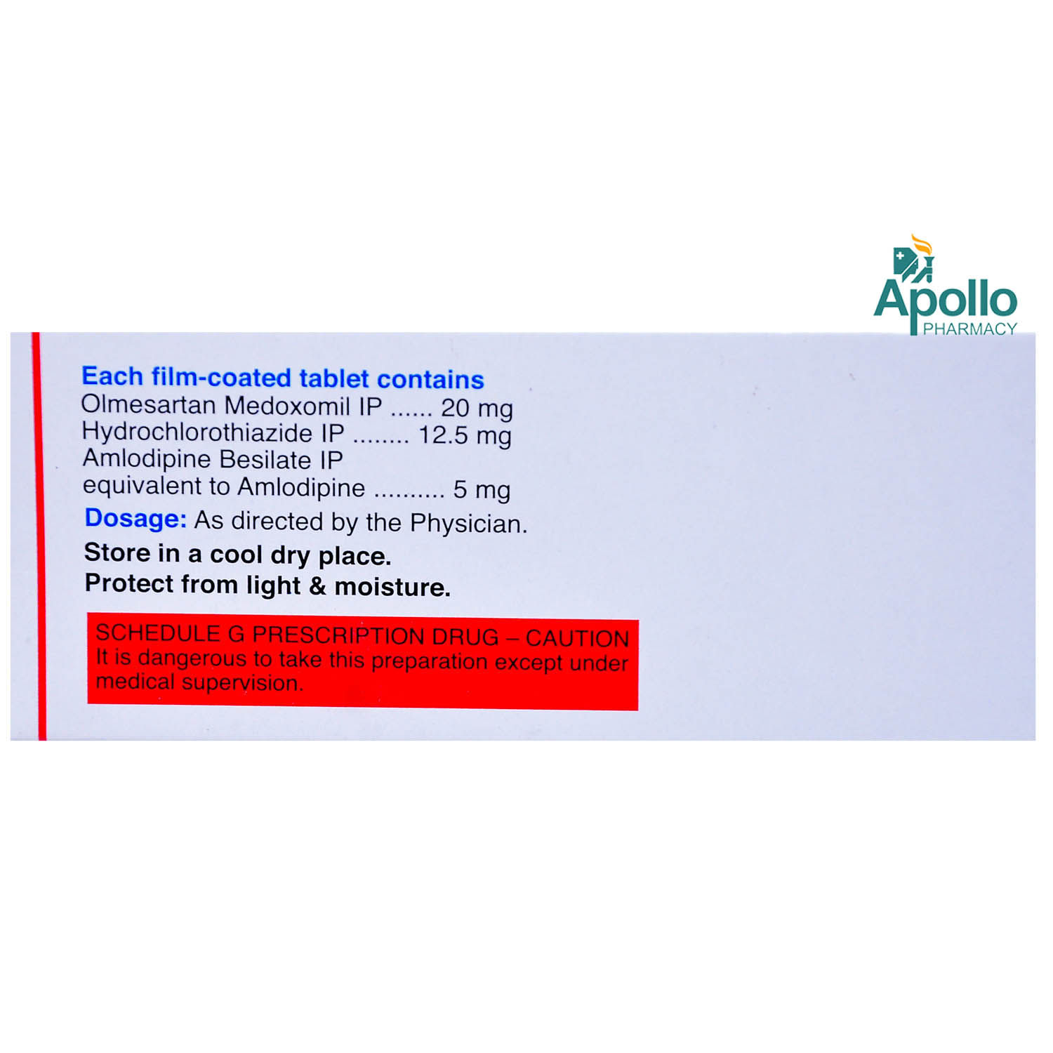 Olmecip Trio Tablet 10's Price, Uses, Side Effects, Composition ...