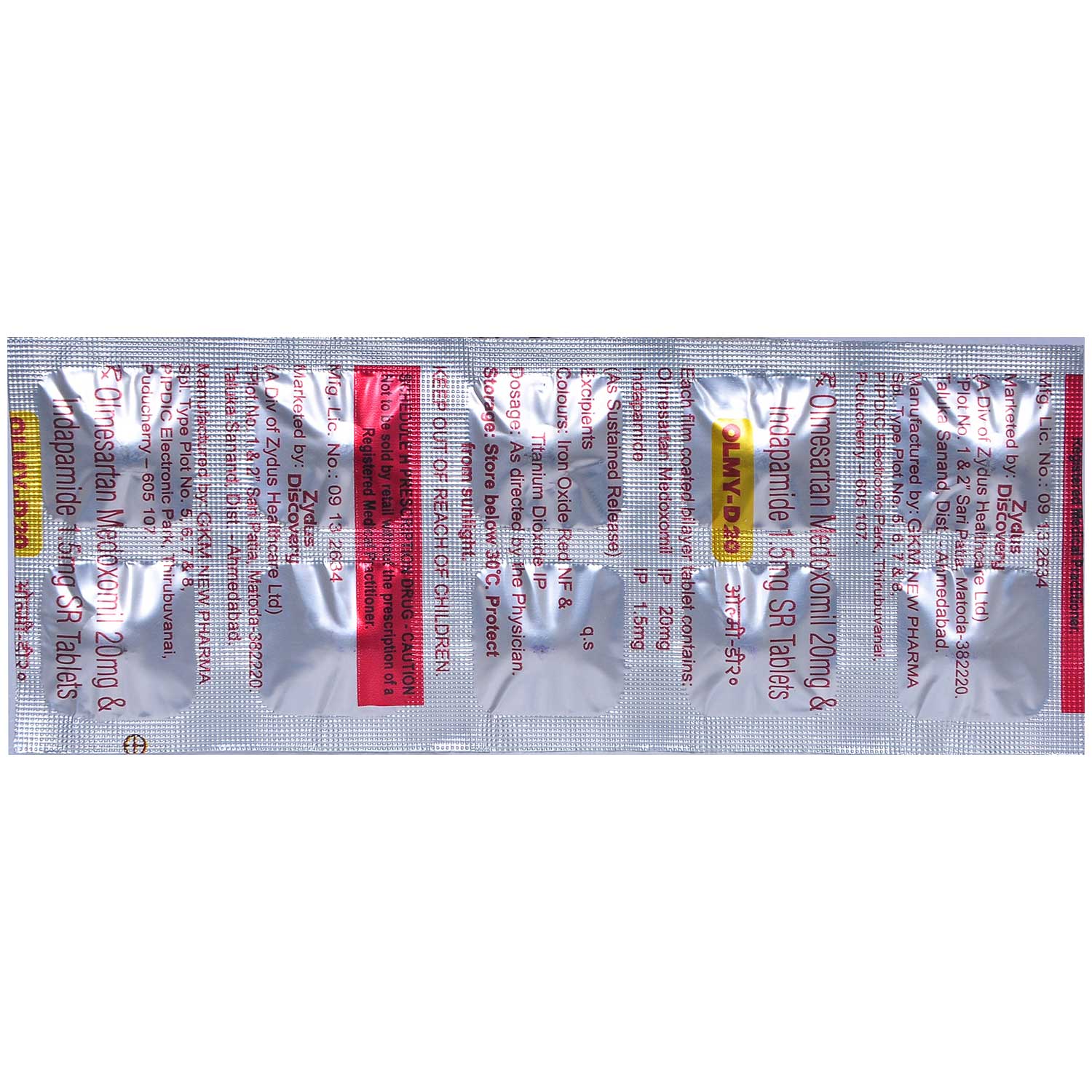 Olmy-D 20 Tablet 10's Price, Uses, Side Effects, Composition - Apollo ...