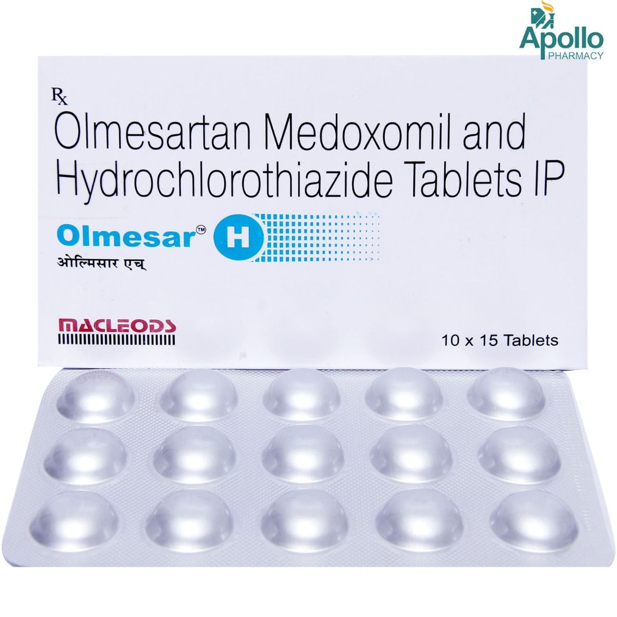 Olmesar H Tablet 15's Price, Uses, Side Effects, Composition - Apollo ...