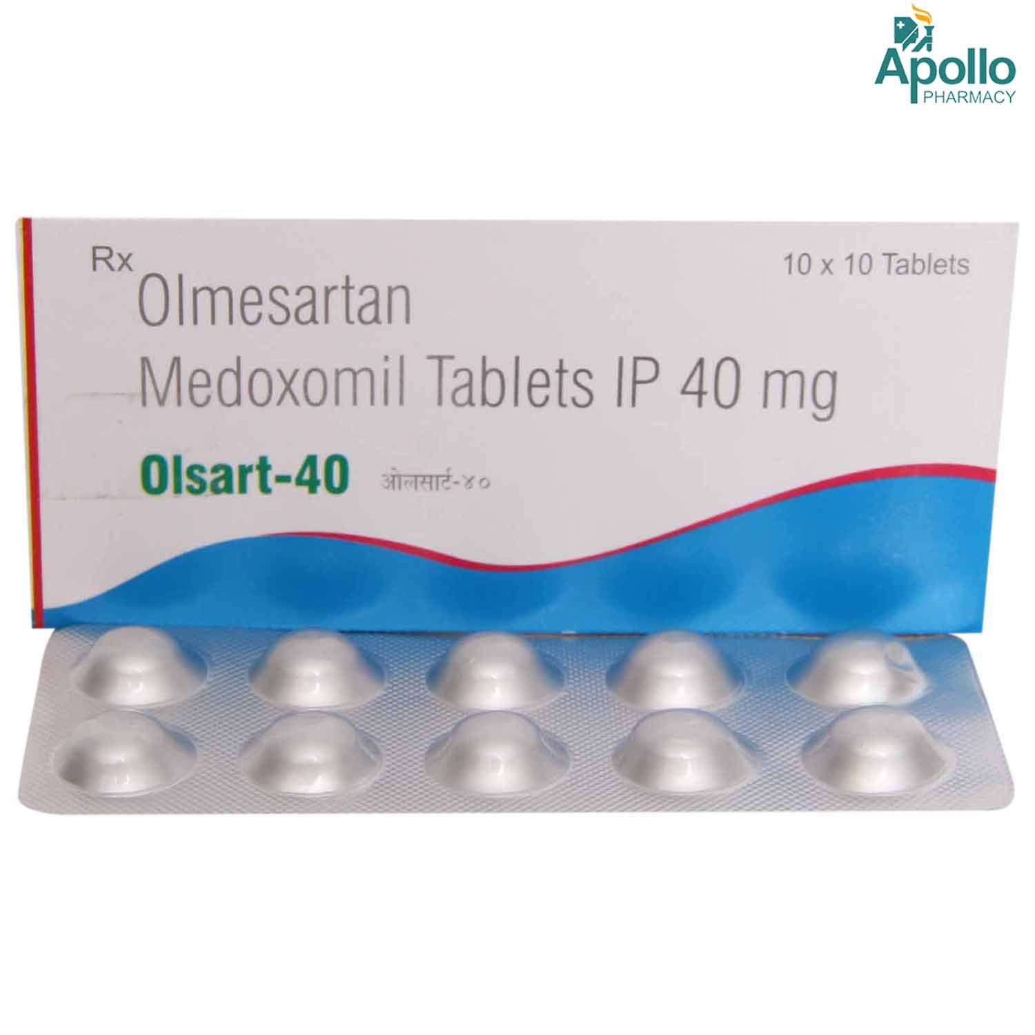 Olsart-40 Tablet 10's Price, Uses, Side Effects, Composition - Apollo ...