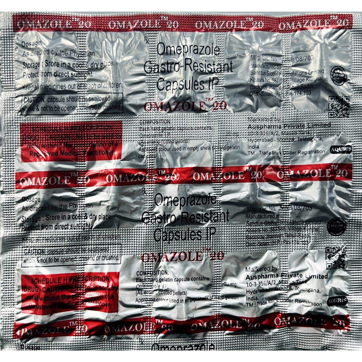 Omazole 20 Capsule 15's Price, Uses, Side Effects, Composition - Apollo ...