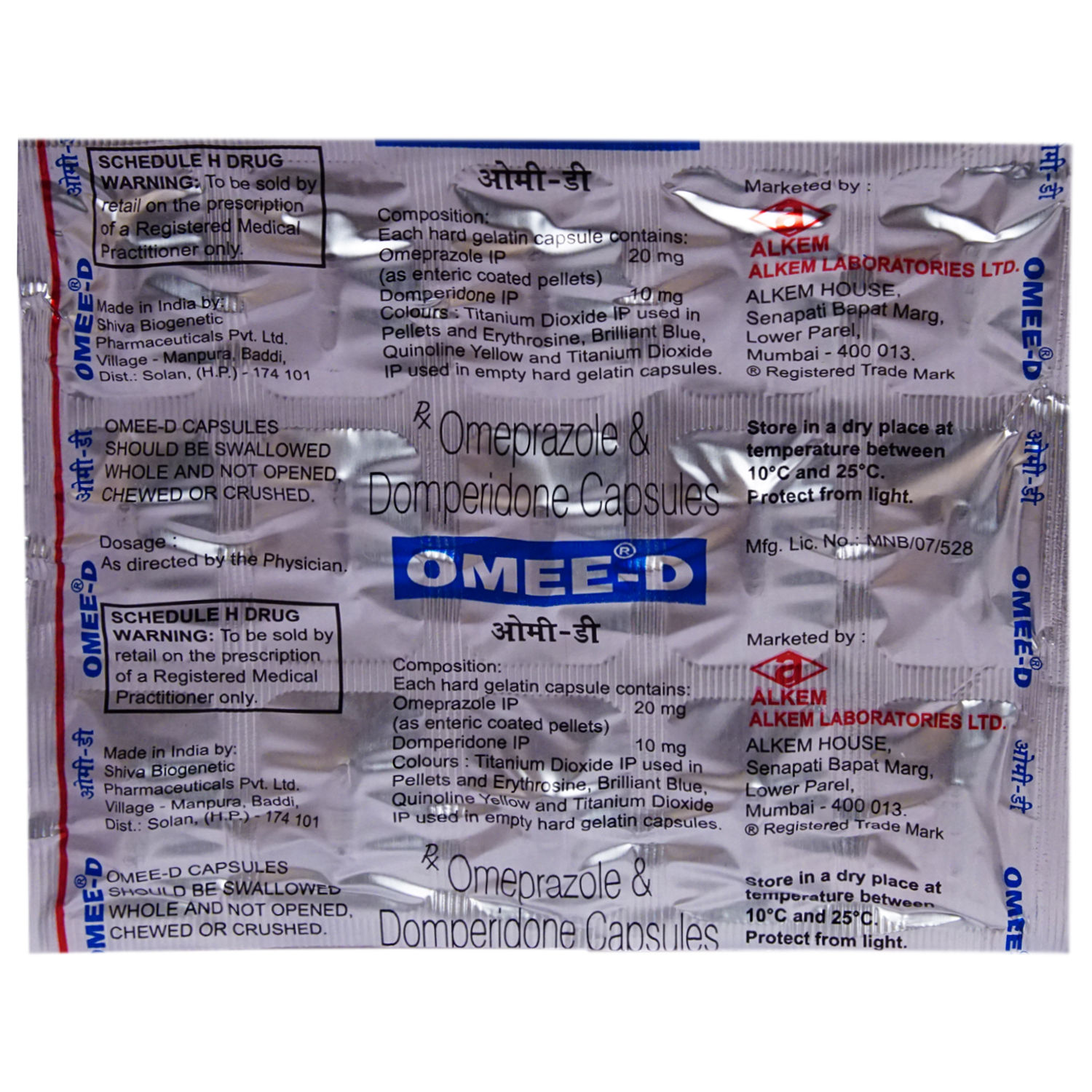 Omee-D Capsule 15's Price, Uses, Side Effects, Composition - Apollo ...