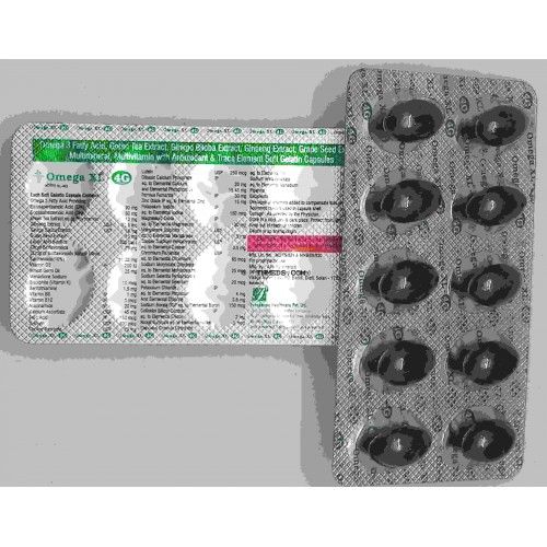 Omega XL 4G Soft Gelatin Capsule 10's Price, Uses, Side Effects ...
