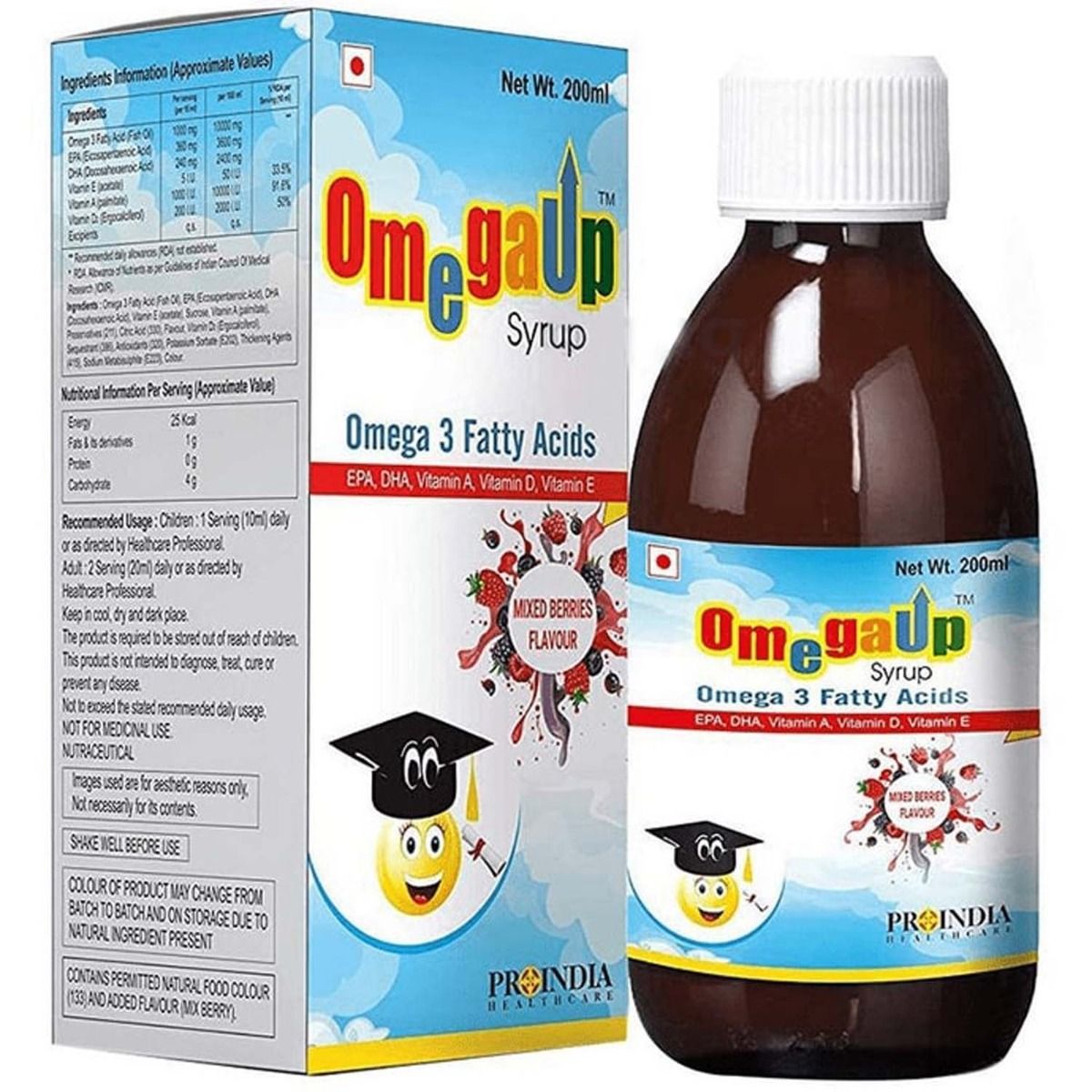 Omegaup Mixed Berries Syrup 200 ml Price, Uses, Side Effects ...